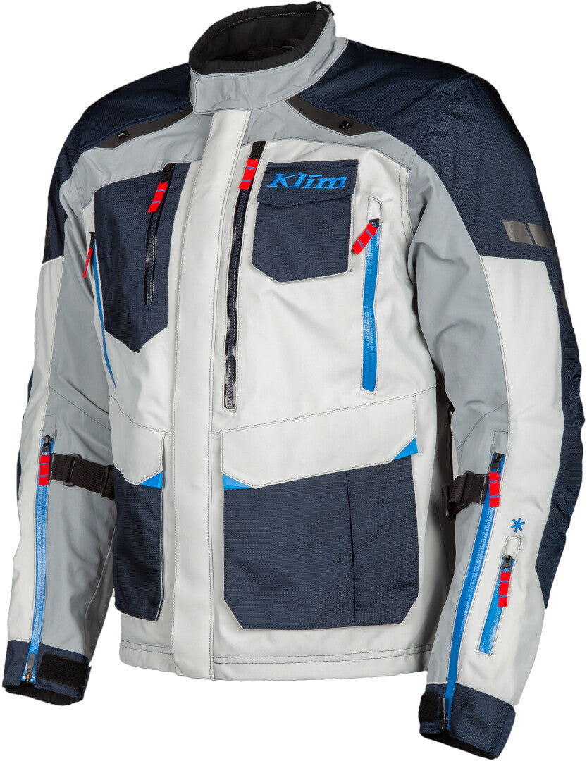 CARLSBAD JACKET NAVY BLUE COOL GRAY – Brotherhood Biker Store